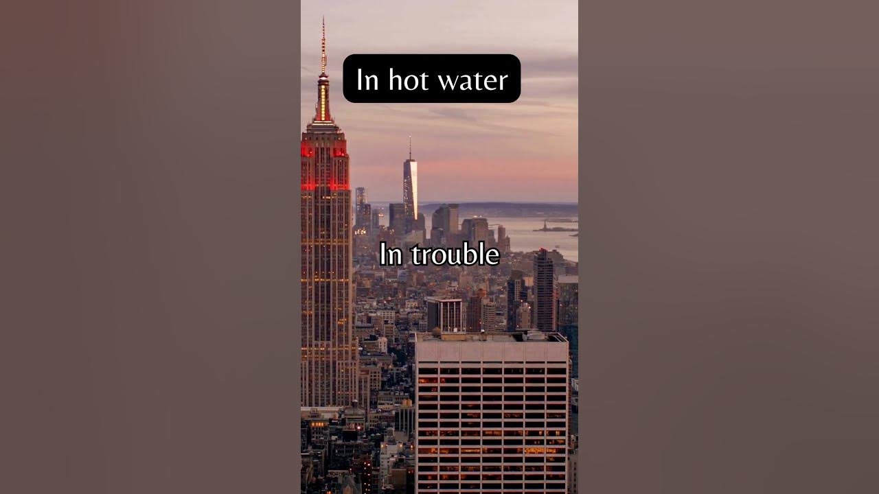 Do you know what IN HOT WATER means? --- Learn English with Kevin 😁😉 # ...
