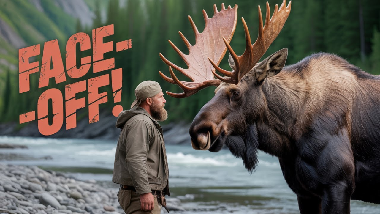 Face-Off with a 67-Inch Moose in the Wilds of Alaska!" Who wins! - YouTube