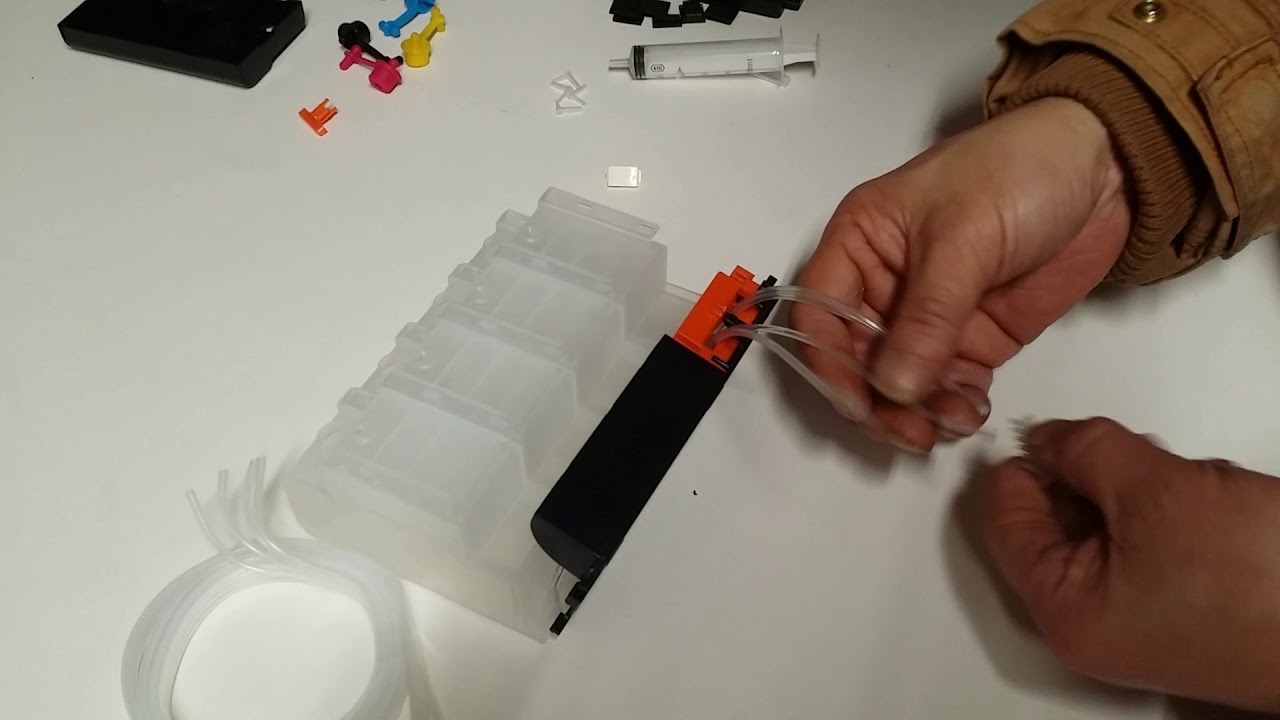 How to Build CISS Continuous Ink Supply Systems - YouTube