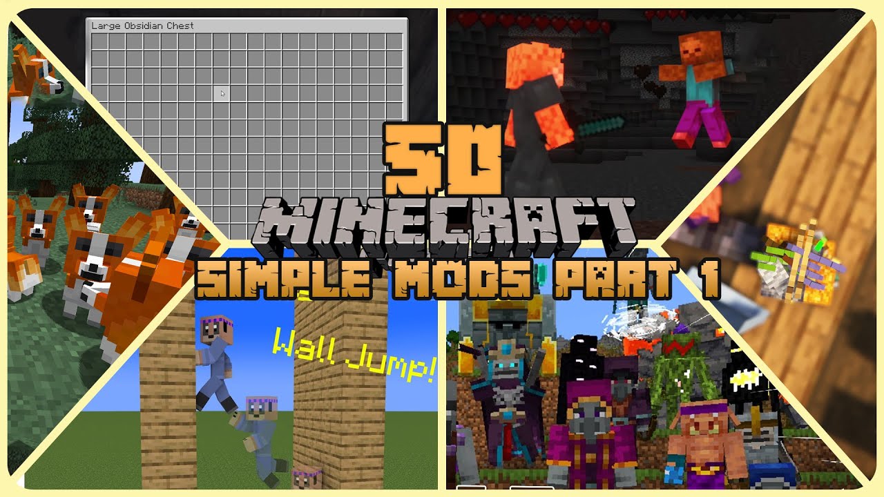 50 SIMPLE Minecraft Mods for 1.21 - 1.21.3 | Minecraft Mods That Will ...