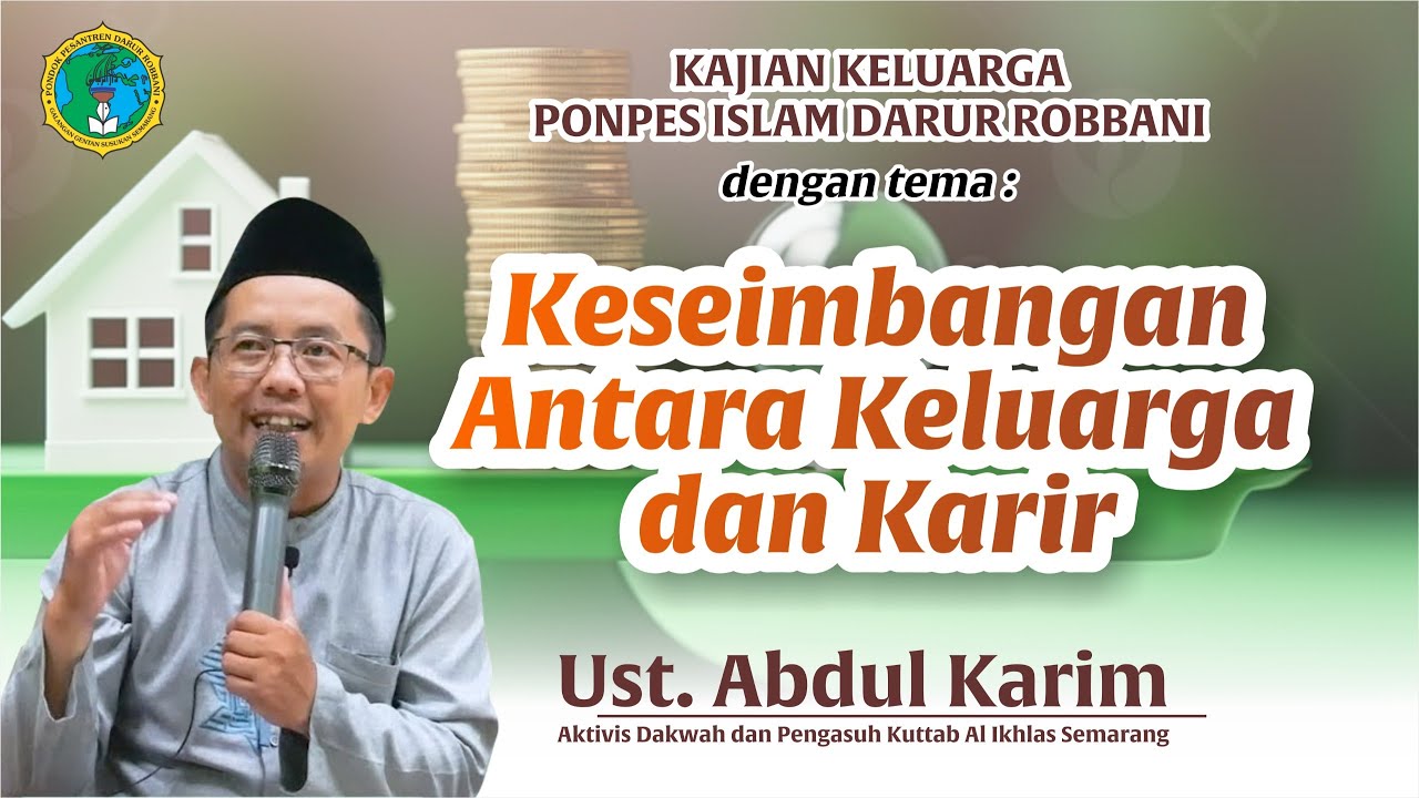 Kajian Keluarga PPI Darur Robbani dengan tema "Seimbang Antara Keluarga ...