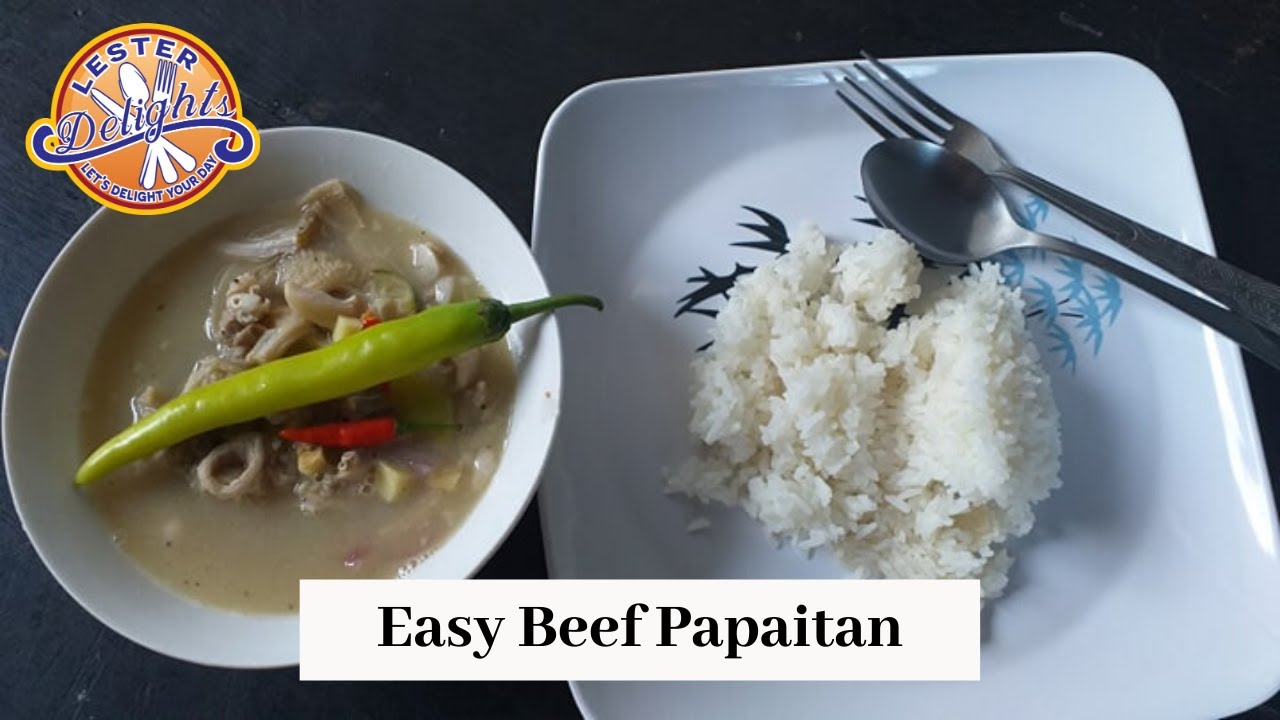 Easy Beef Papaitan | Lester Delights - YouTube