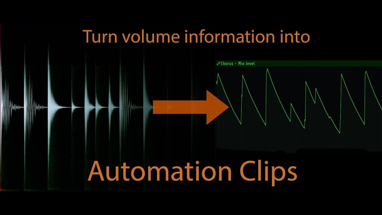 Turn volume data into Automation Clips - FL Studio - YouTube