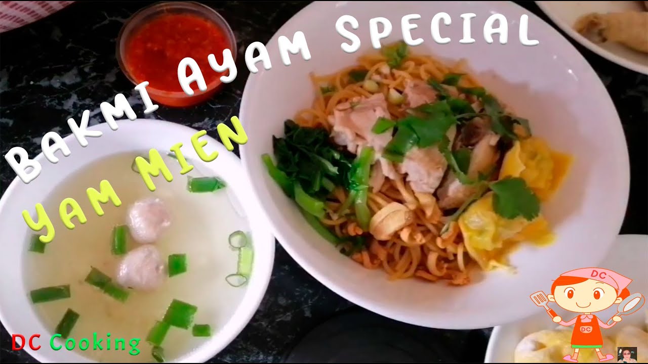 Cara Membuat Mie Ayam Special Ala Resto (Yam Mien) ~ Wajib Coba - YouTube
