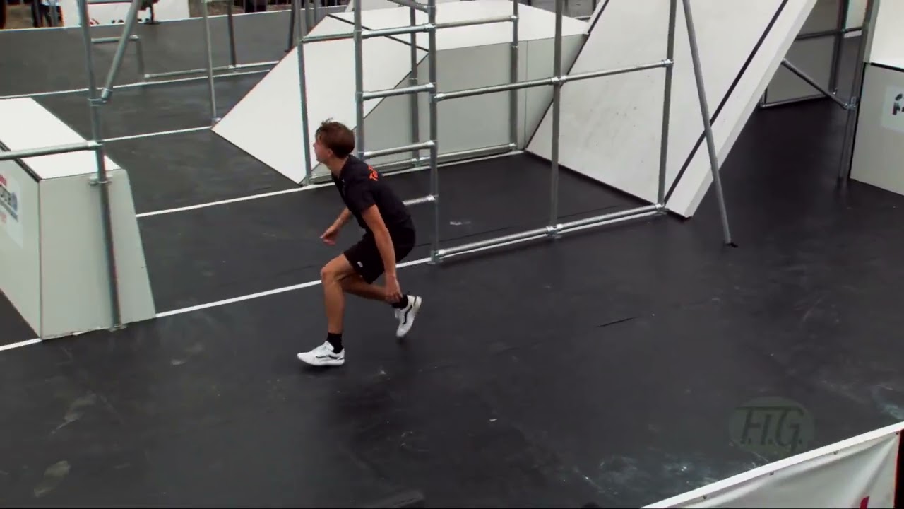 van SCHINGEN Tangui (NED) - 2022 Parkour Worlds, Tokyo (JPN ...