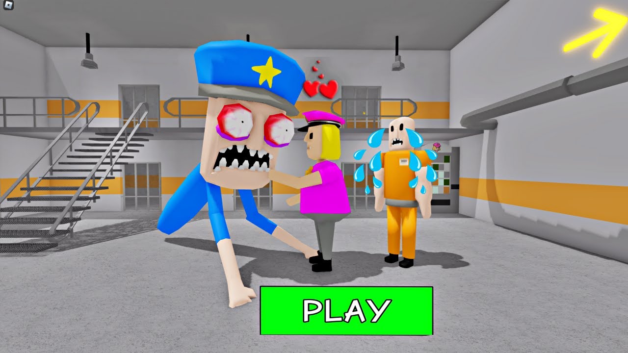LOVE STORY | POLICE FAMILY ESCAPE! SCARY OBBY Full Walkthrough #roblox ...