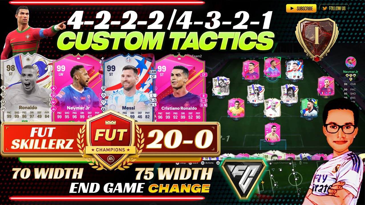 Last FUT Champs w/ 99 Messi ,99 Ronaldo, 99 Neymar in FC24 Ultimate ...