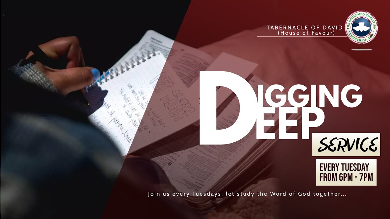 Digging Deep Service || Tuesday, March 19th 2024 - YouTube