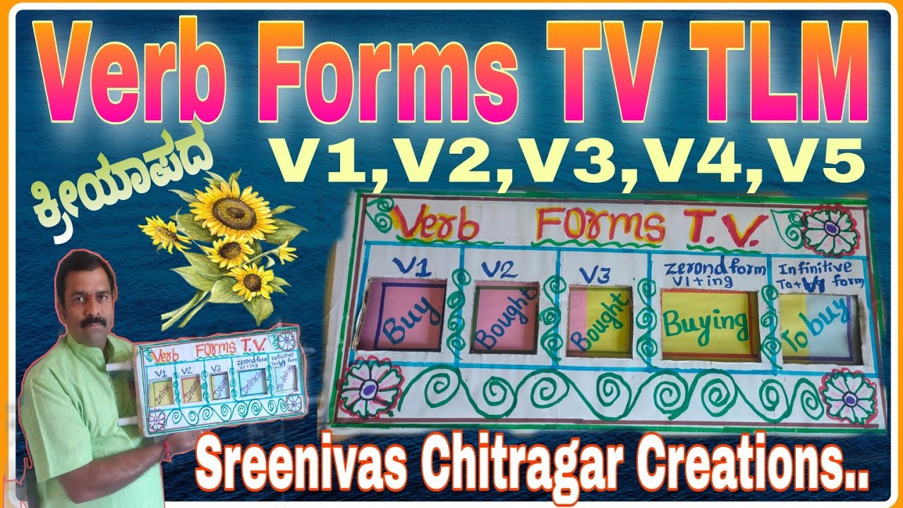 Verb_Forms_TV_TLM #sreenivaschitragarcreations #verbformstvtlm # ...
