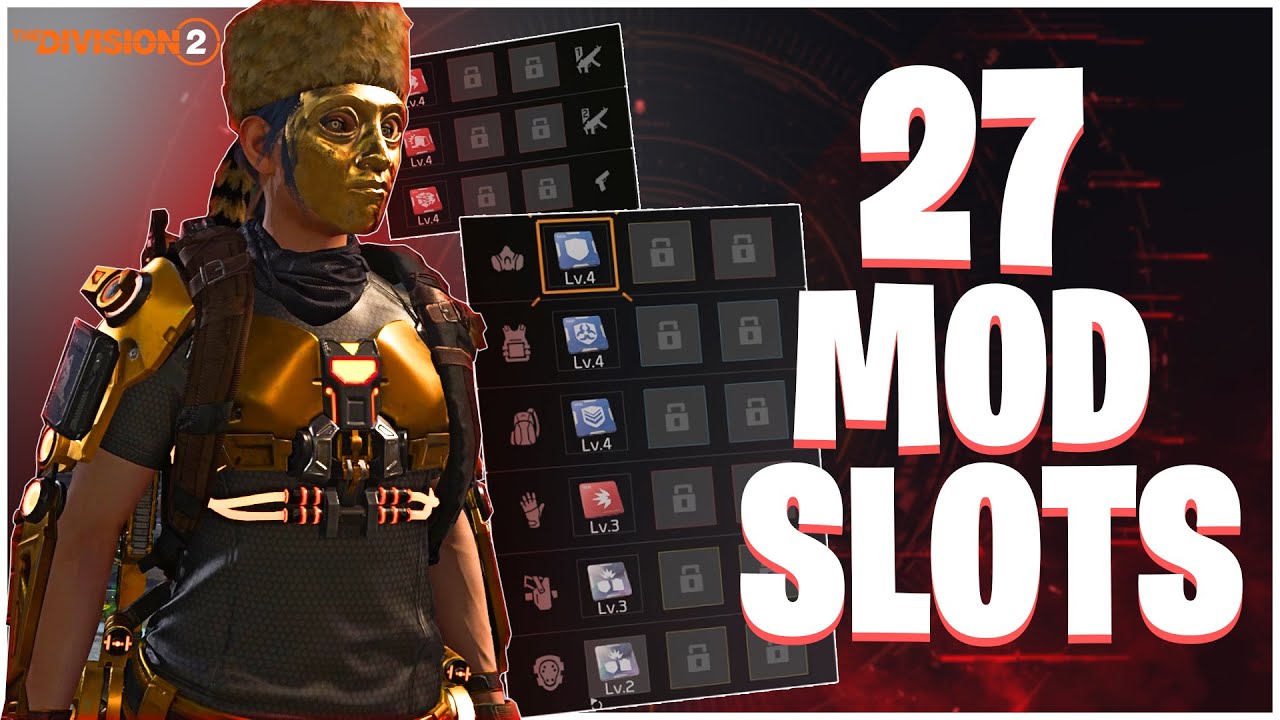 The Division 2 "Chinese Mod System" "27 Mod Slots" "Breakdown" - YouTube