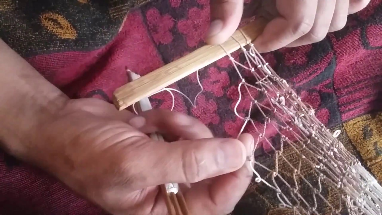 The easy way to make fishing nets || मछली का जाल बनाने का आसान तरीका ...