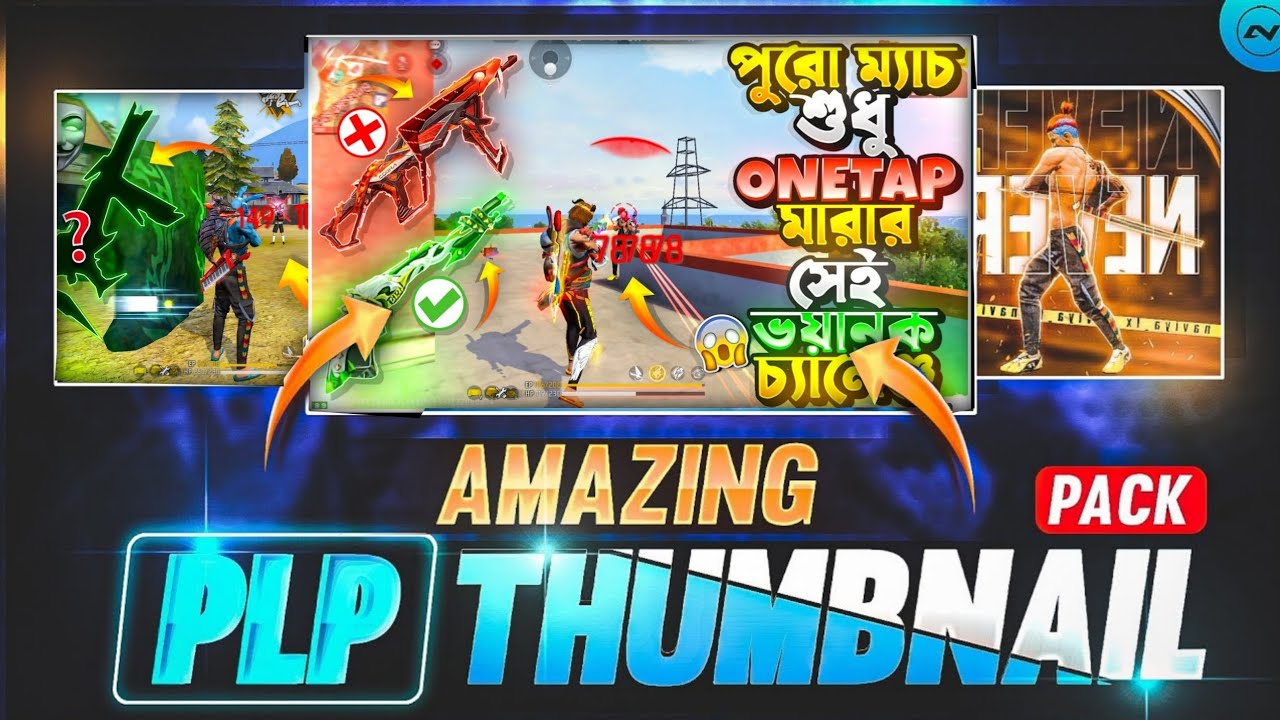 🔵[PLP] Free Fire Montage & Game play Thumbnail Pack || Pixelab Mobile ...