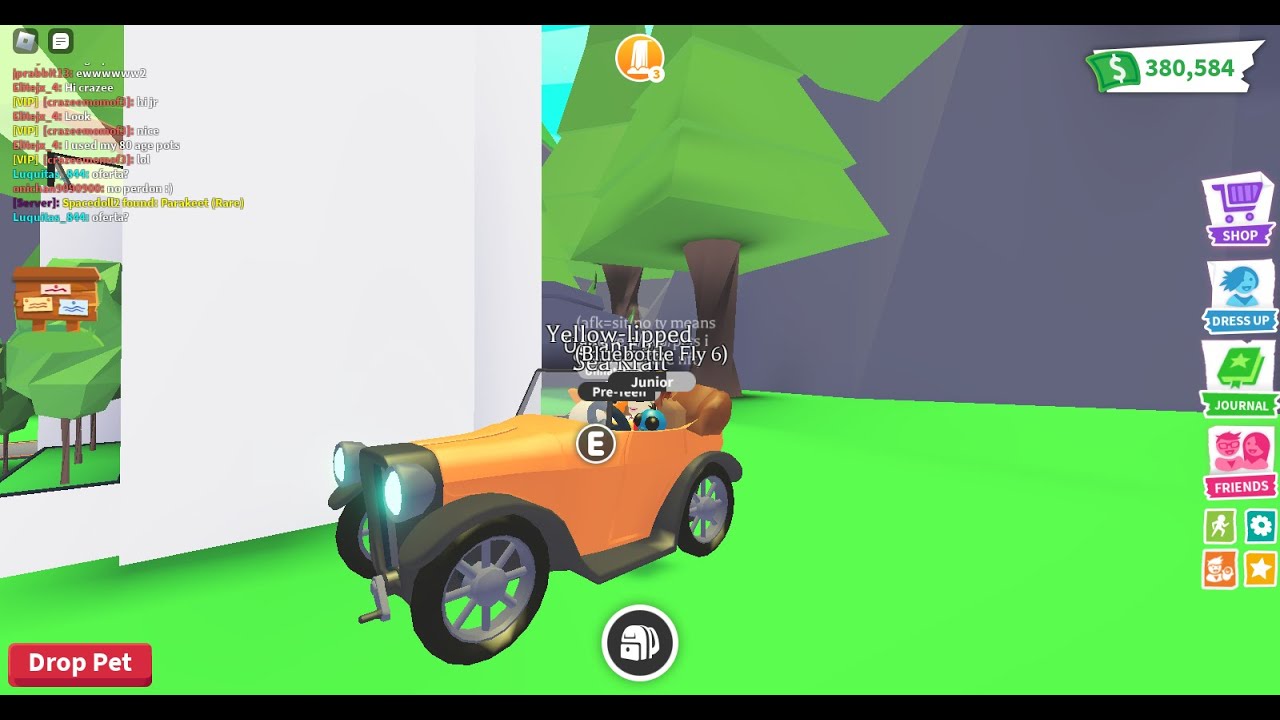 presentation of the dapper friend carrier-roblox-adopt me - YouTube