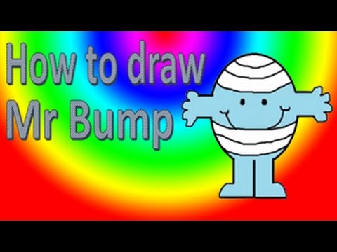 How to draw Mr Bump - YouTube