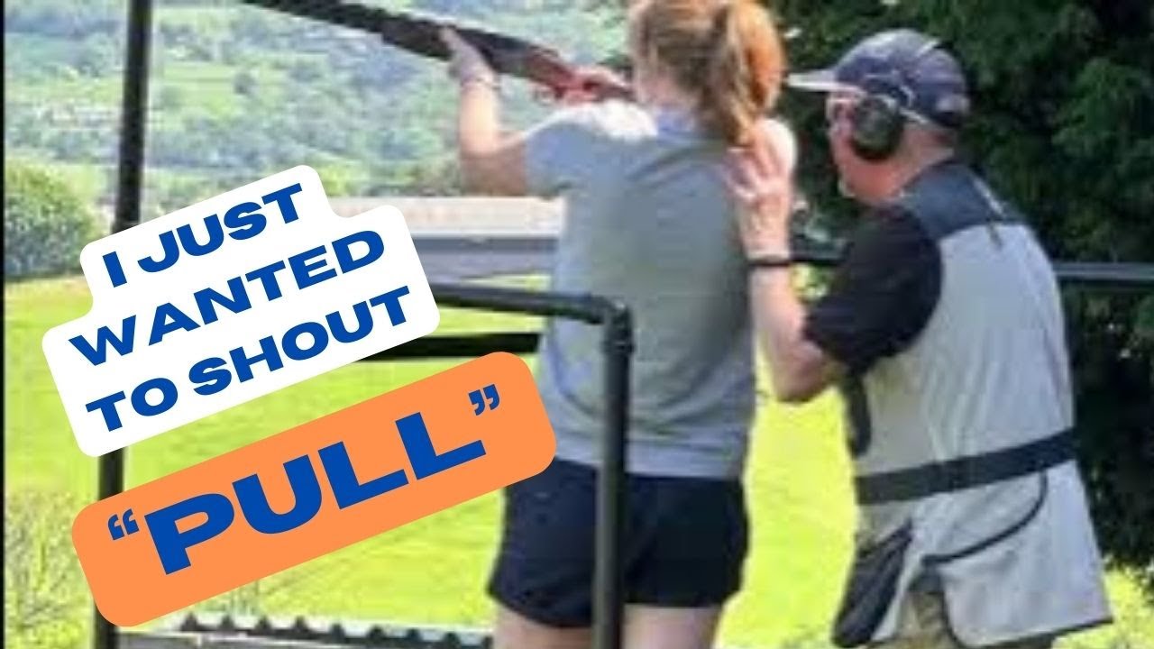 Mrs GOGS LIFE goes clay pigeon shooting - YouTube