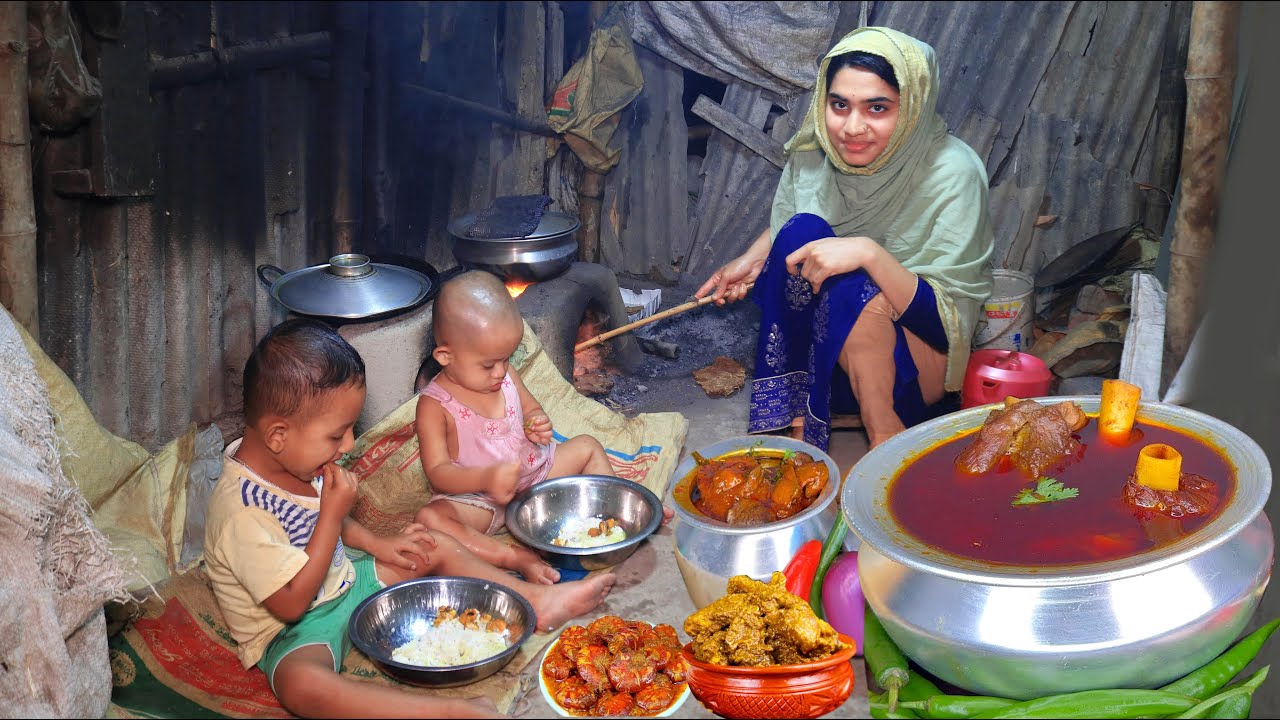 Village Family happy time eating show || Natural Life in bengali ...