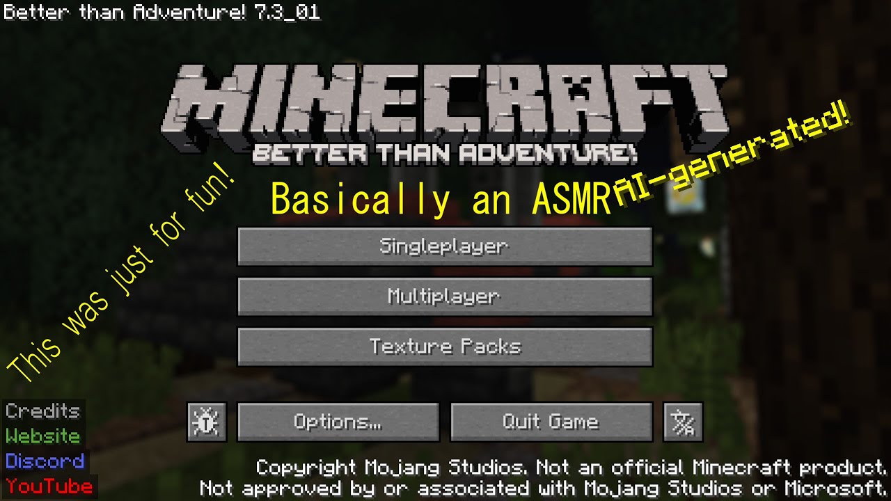 No talking, just playing my first day in Minecraft Better Than ...
