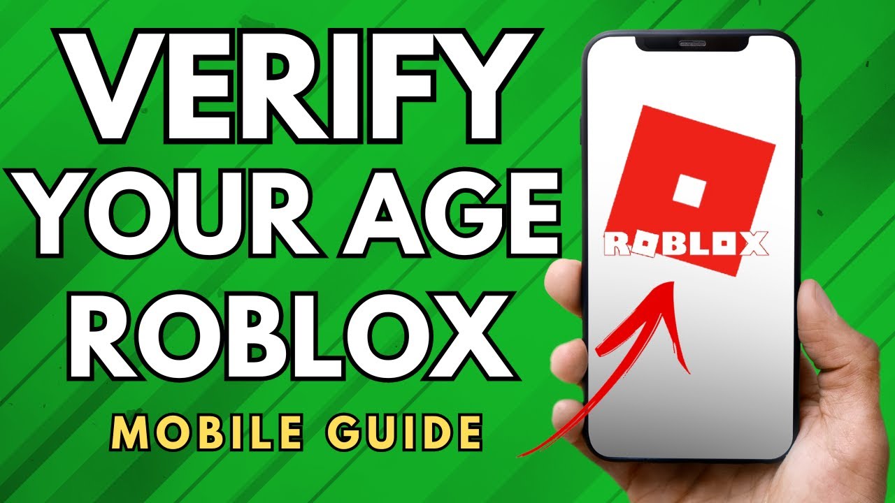 How To Verify Your Age On Roblox - (Simple Guide!) - YouTube
