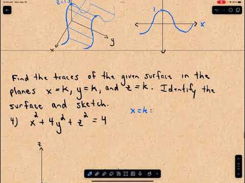 Cylinders and Quadratic Surfaces, Part 2 of 2 - YouTube