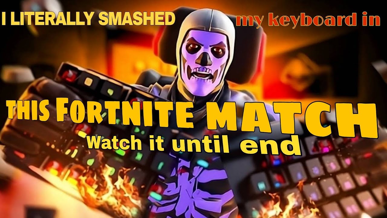 I Almost Smashed My Mouse & Keyboard Over Fortnite Today!🔥😡 - YouTube