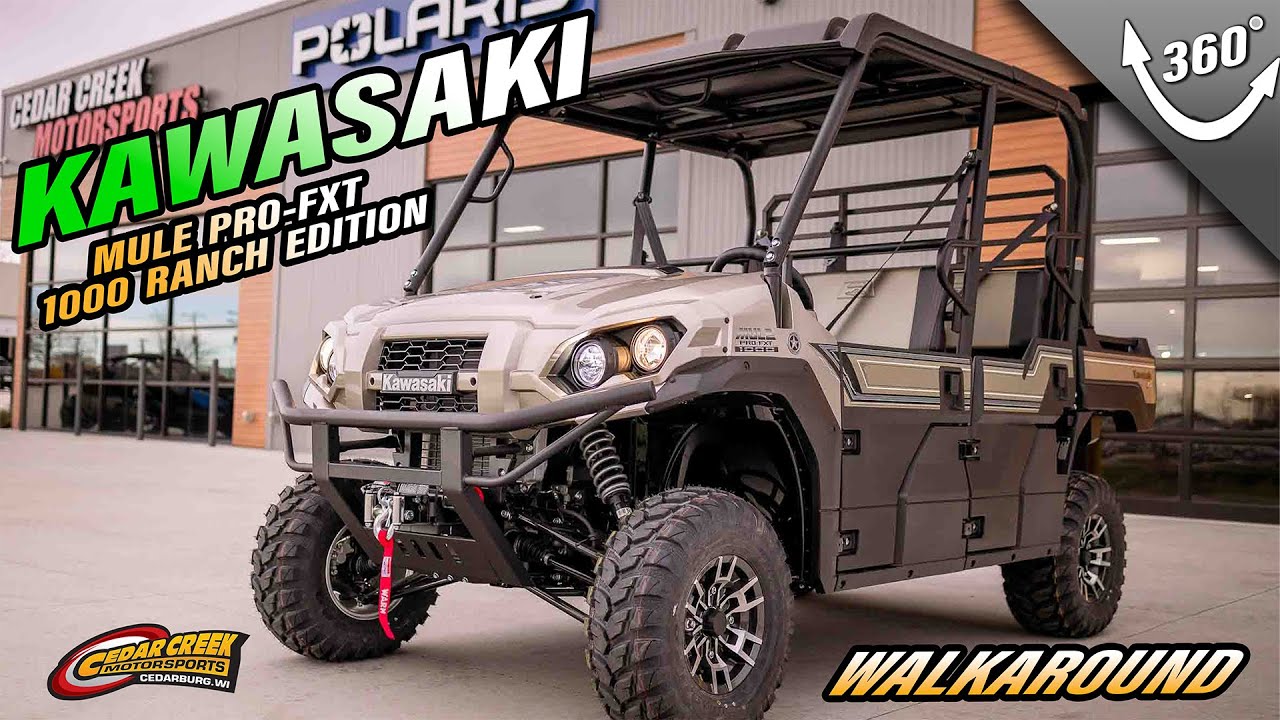 Walkaround | 2024 Kawasaki Mule PRO-FXT™ 1000 LE Ranch Edition - YouTube