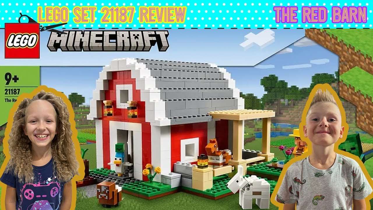 LEGO Minecraft The Red Barn (set 21187) - Set Review - YouTube