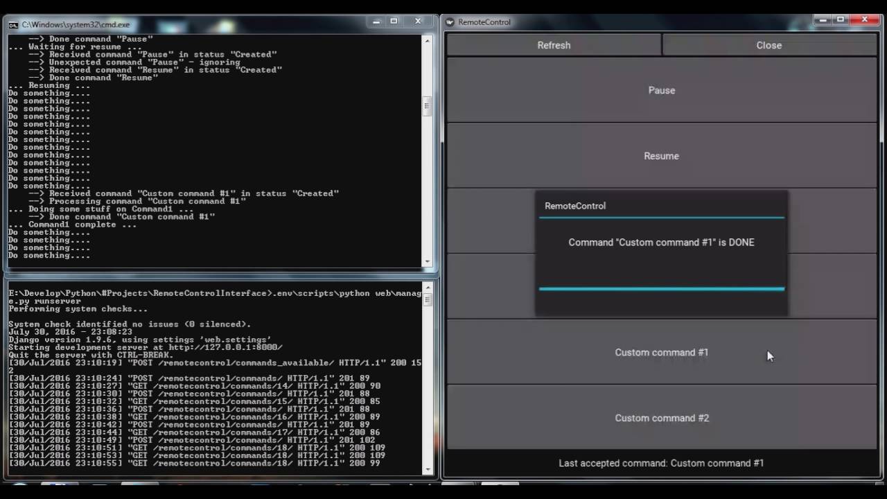 remote control demo - YouTube