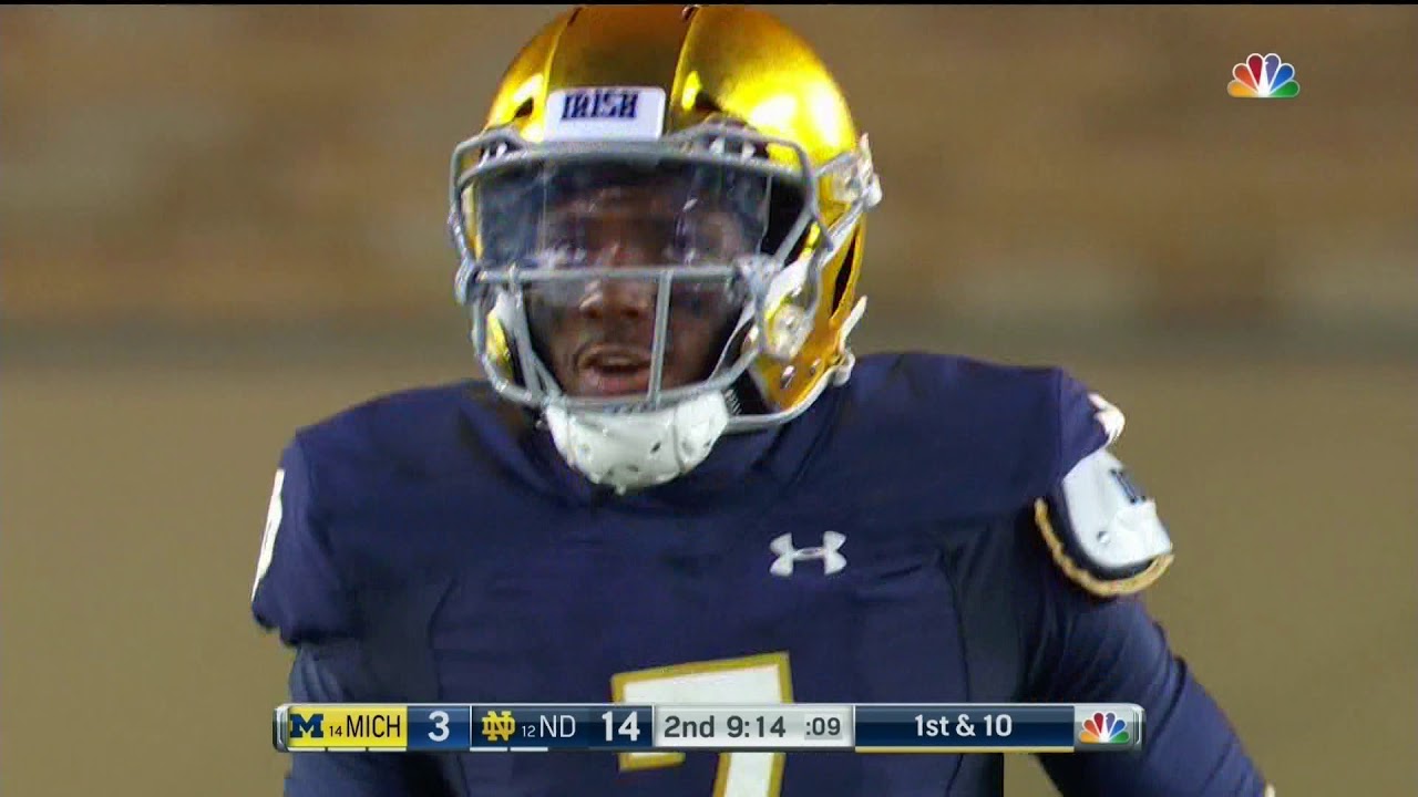 Michigan Defense vs ND Offense - YouTube