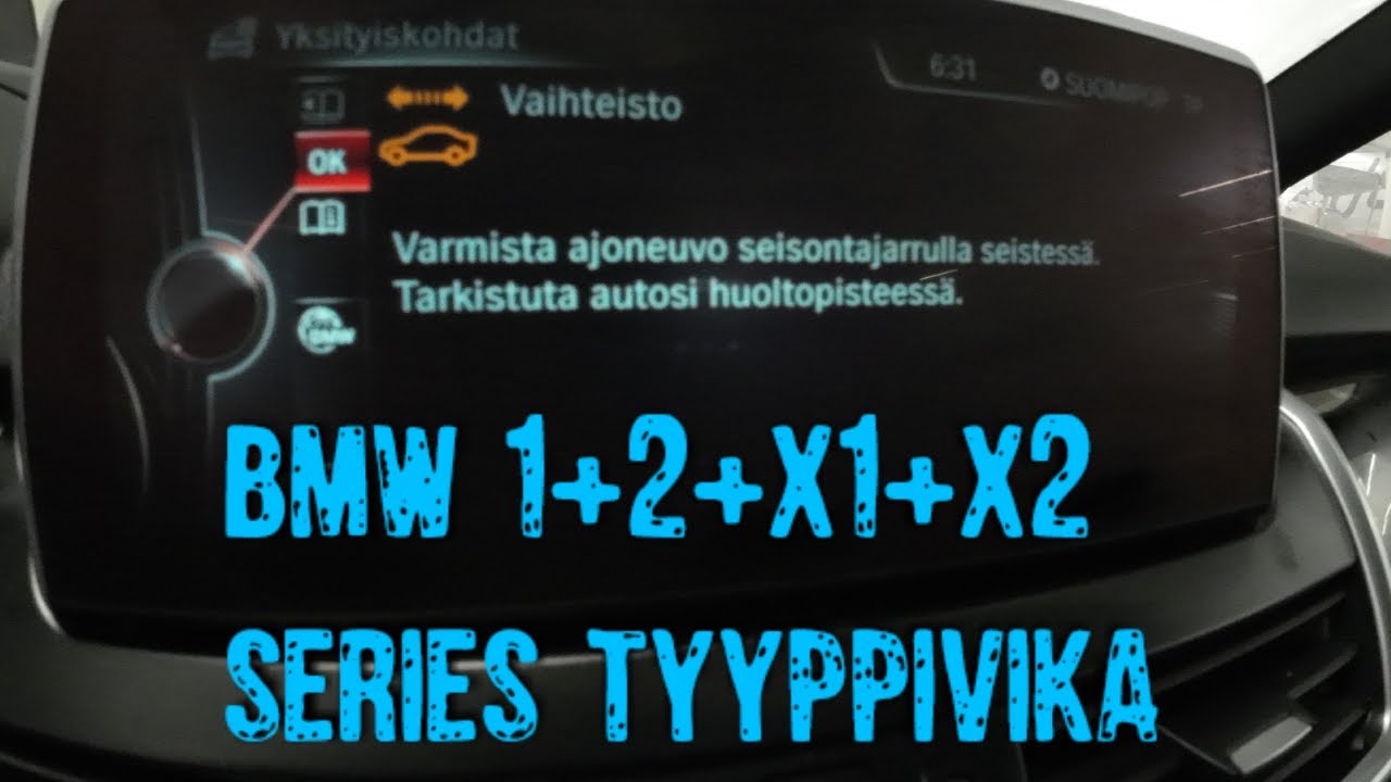 BMW 1,2,x1 ja x2 sarjan tyyppivian korjaus. Vikakoodi 420106 - YouTube