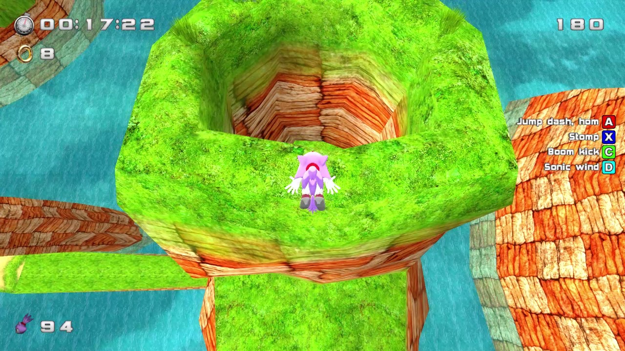 Sonic World - Blaze gameplay - YouTube