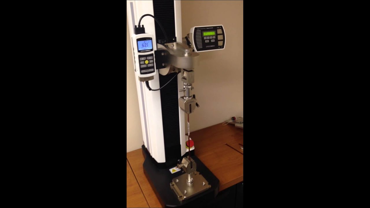 Tensile / Elongation Test - YouTube
