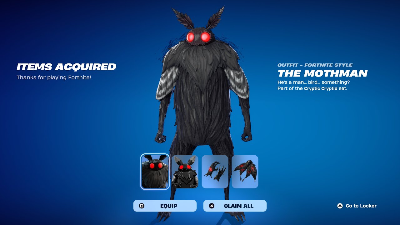 HOW TO GET THE MOTHMAN SKIN IN FORTNITE! - YouTube