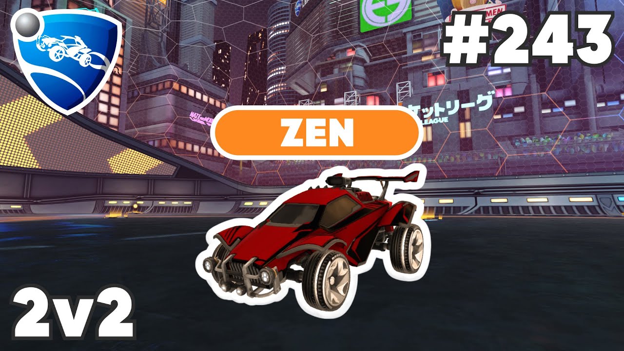 zen Ranked 2v2 PRO Replay #243 - Rocket League Replays - YouTube
