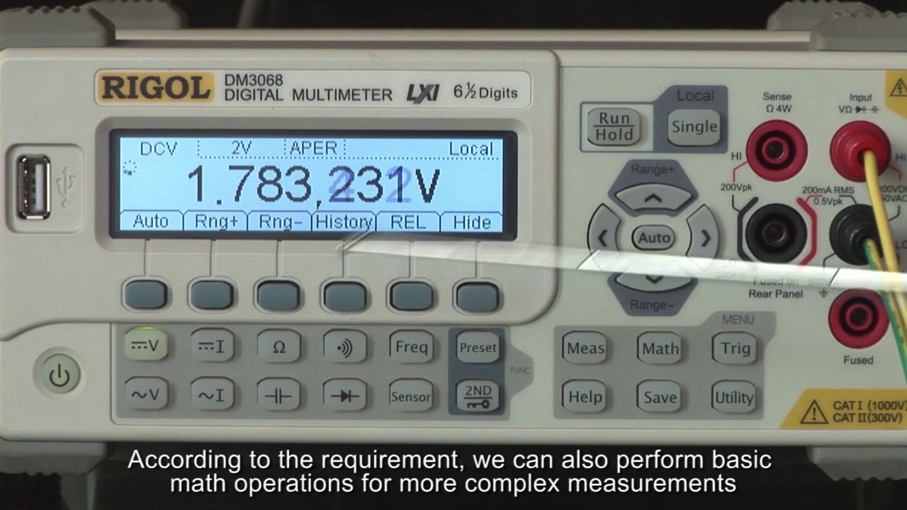 Using a Level Trigger on a Digital Multimeter - YouTube