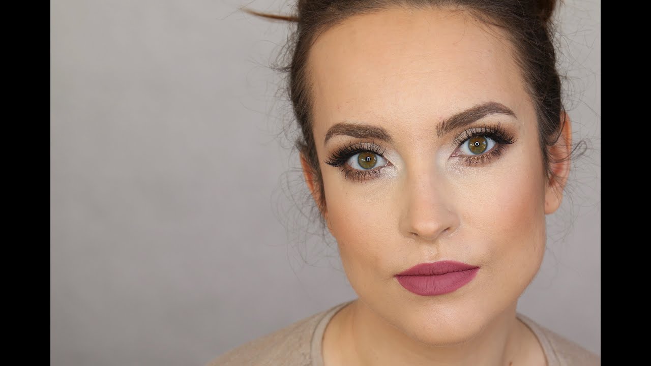 Soft, day, glam makeup - makijaż glamour na każdy dzień - YouTube