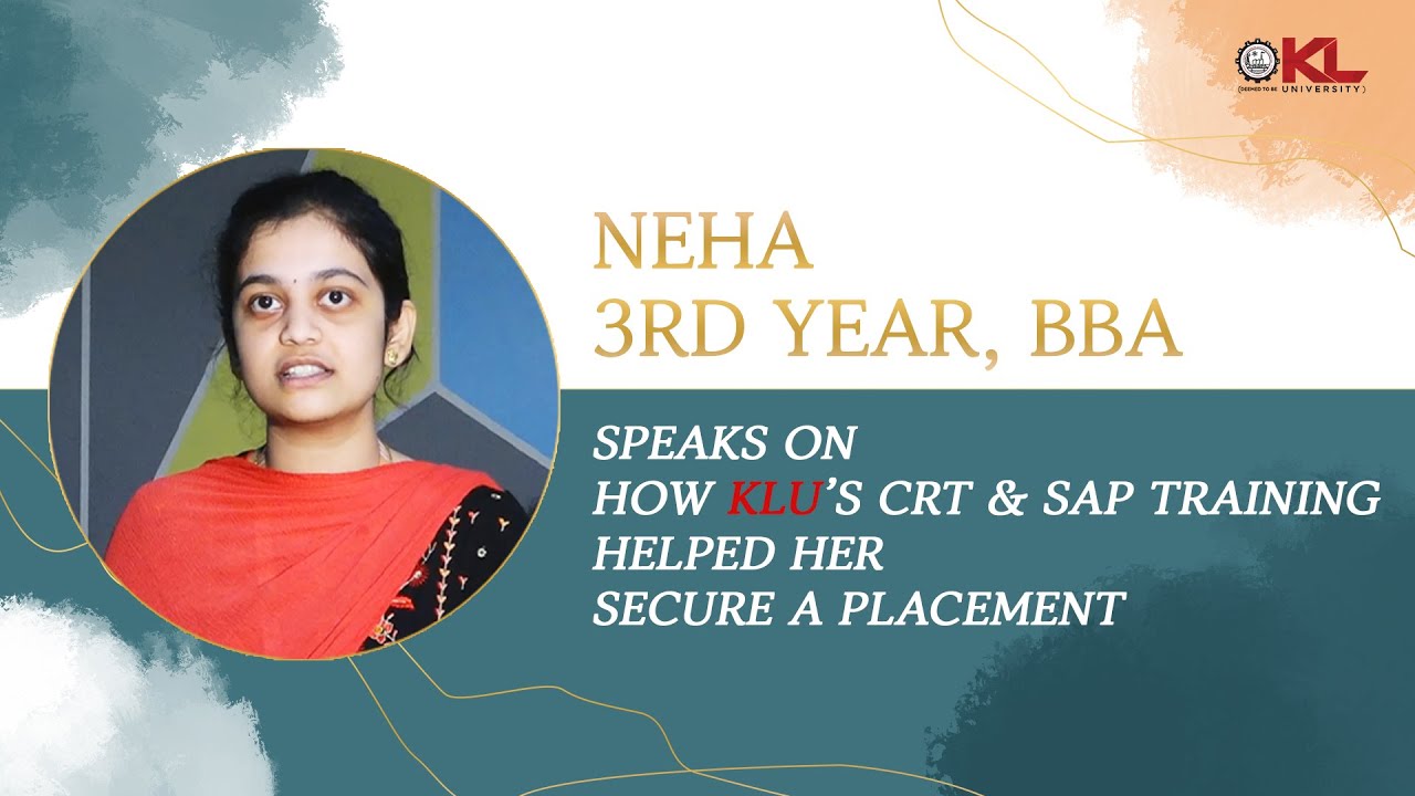 Neha, BBA, on How Training & Campus Life Shaped Her Journey to Bank of ...
