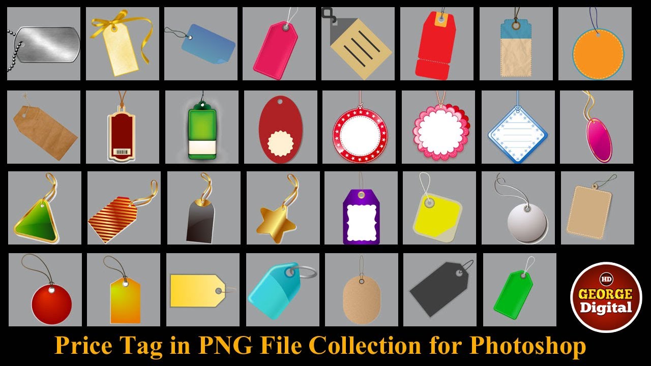 Price Tag in PNG file collection for Photoshop designing ...