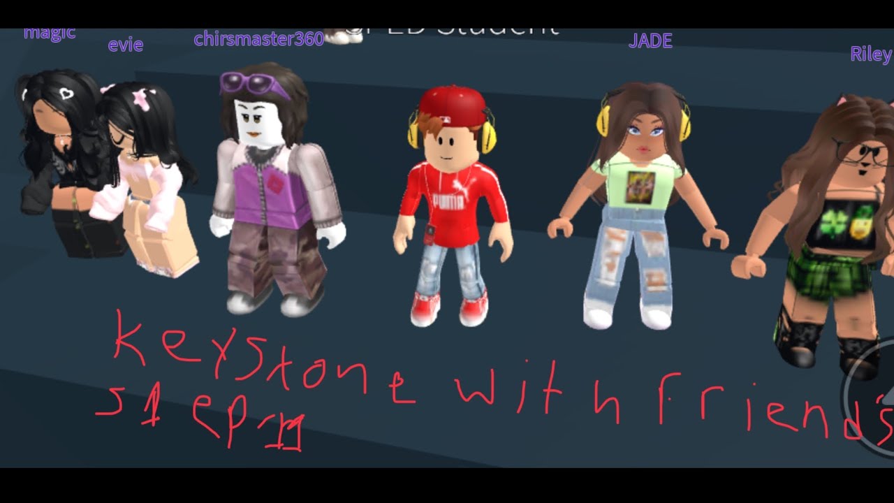 Roblox keystone middle school | keystone with friends | series 1 ep11 ...