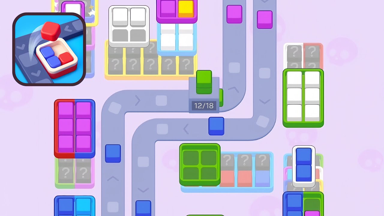Color Cube Match: Sort Puzzle - Android Gameplay - YouTube