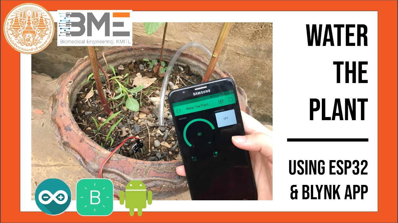 IoT Water The Plant Using ESP32 and Blynk App - YouTube
