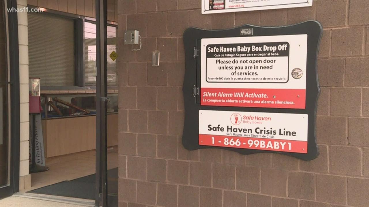Kentucky's first Safe Haven Baby Box opens in Okolona - YouTube