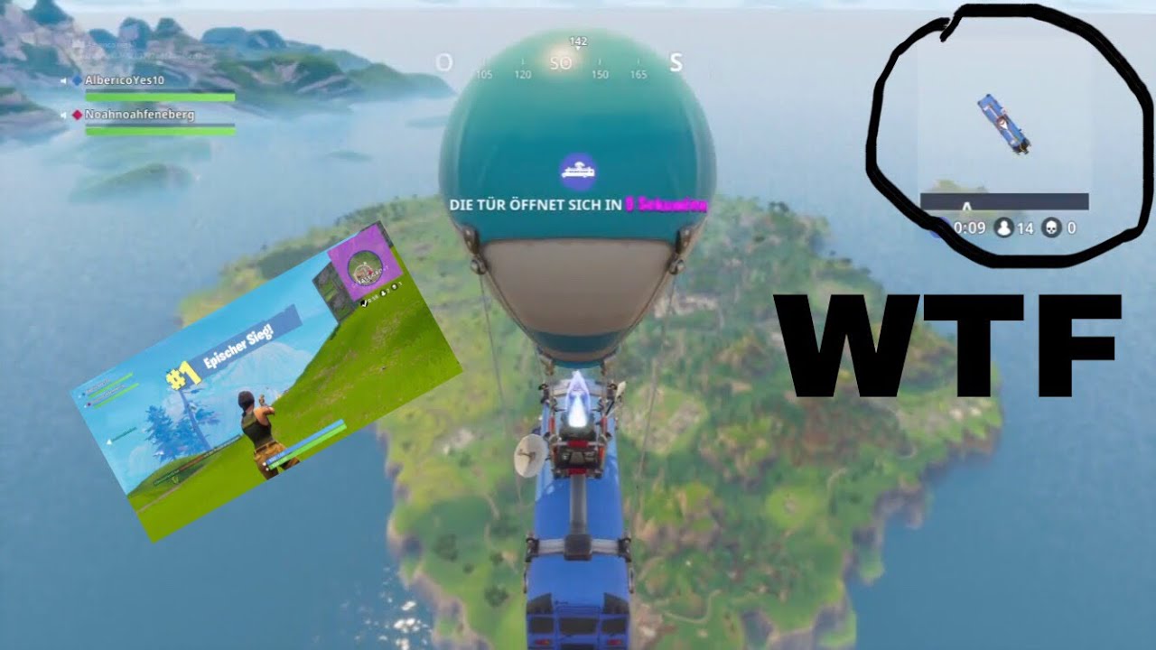 Fortnite round starts with 14 people + epic victory OMG - YouTube
