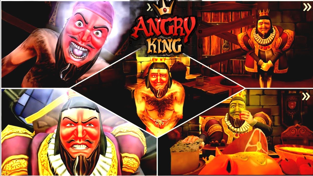 Angry King : Scary Prank Full Gameplay | Start To End All levels - YouTube
