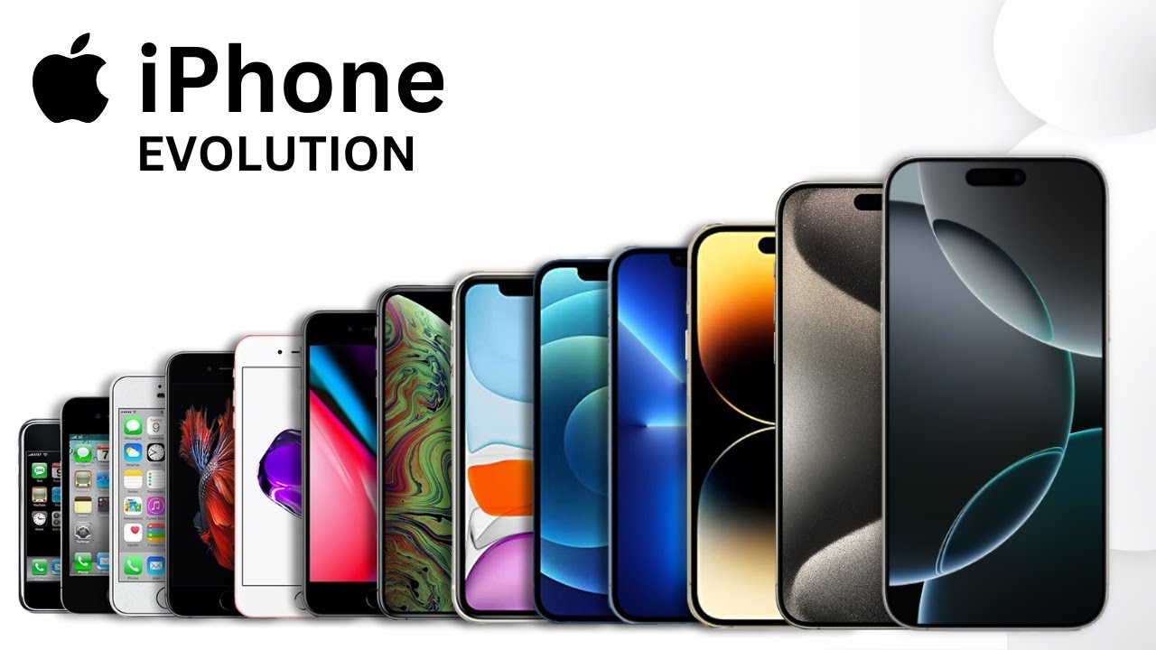 iPhone Evolution 2007-2024 | SB Tech - YouTube