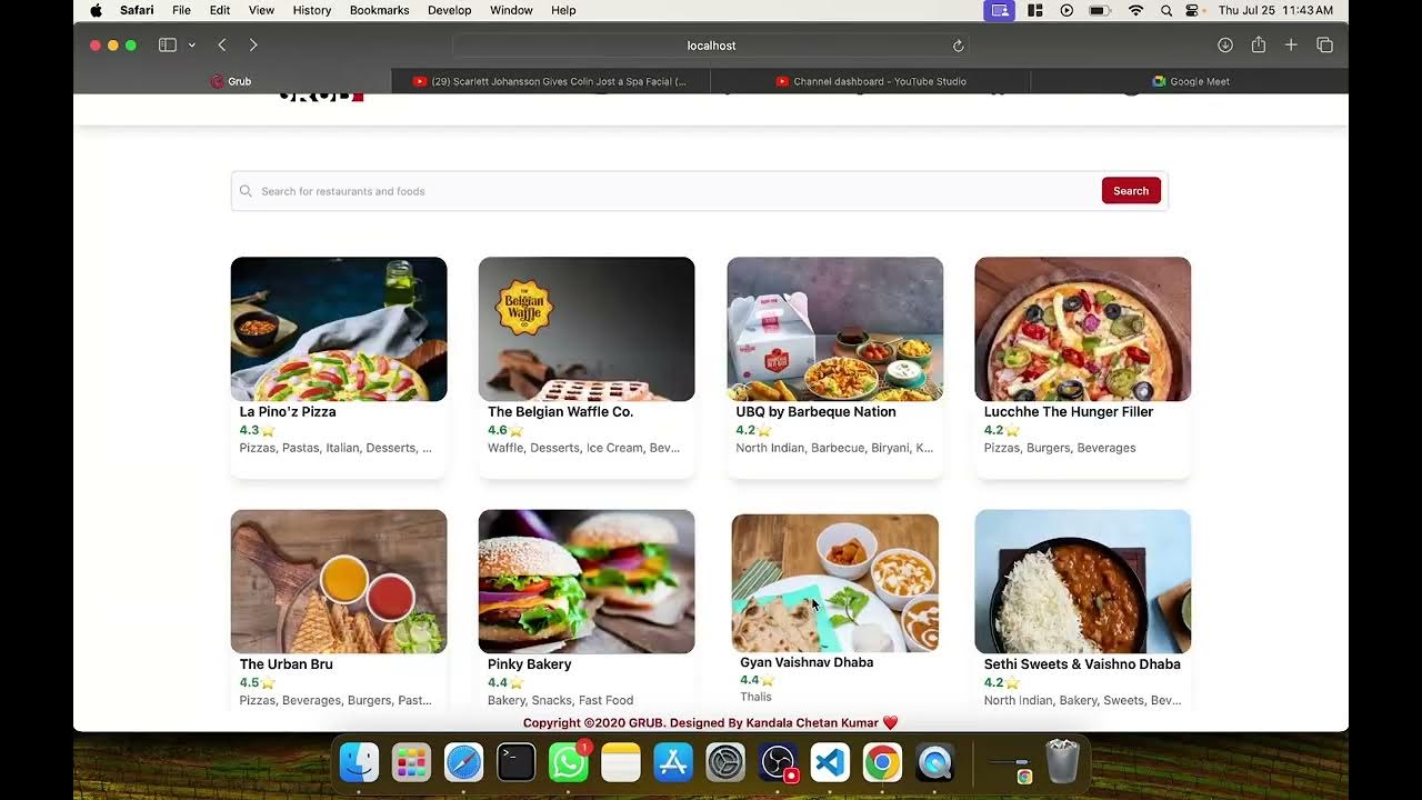 GRUB Food Ordering Application | React | Tailwind | Redux | Node | Express | Stripe | Firebase ...
