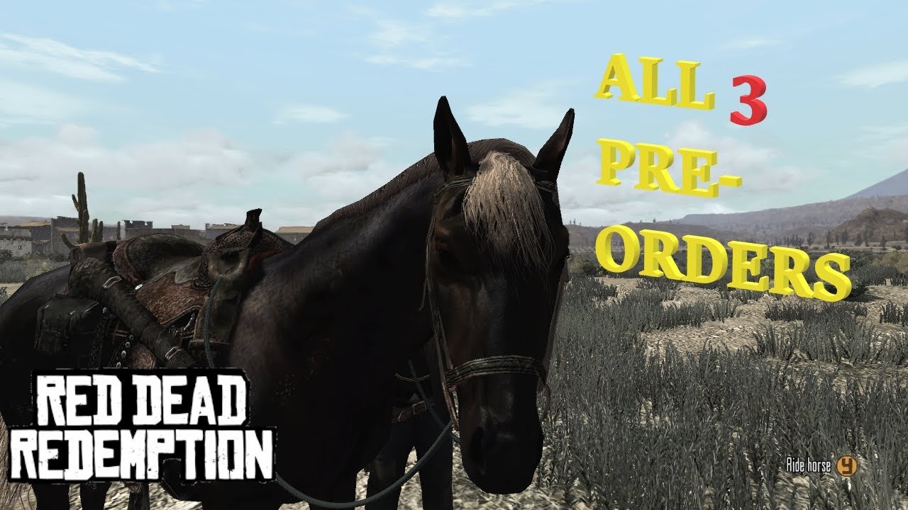 Red Dead Redemption 1-How to unlock all 3 pre-order bonuses-2021 ...