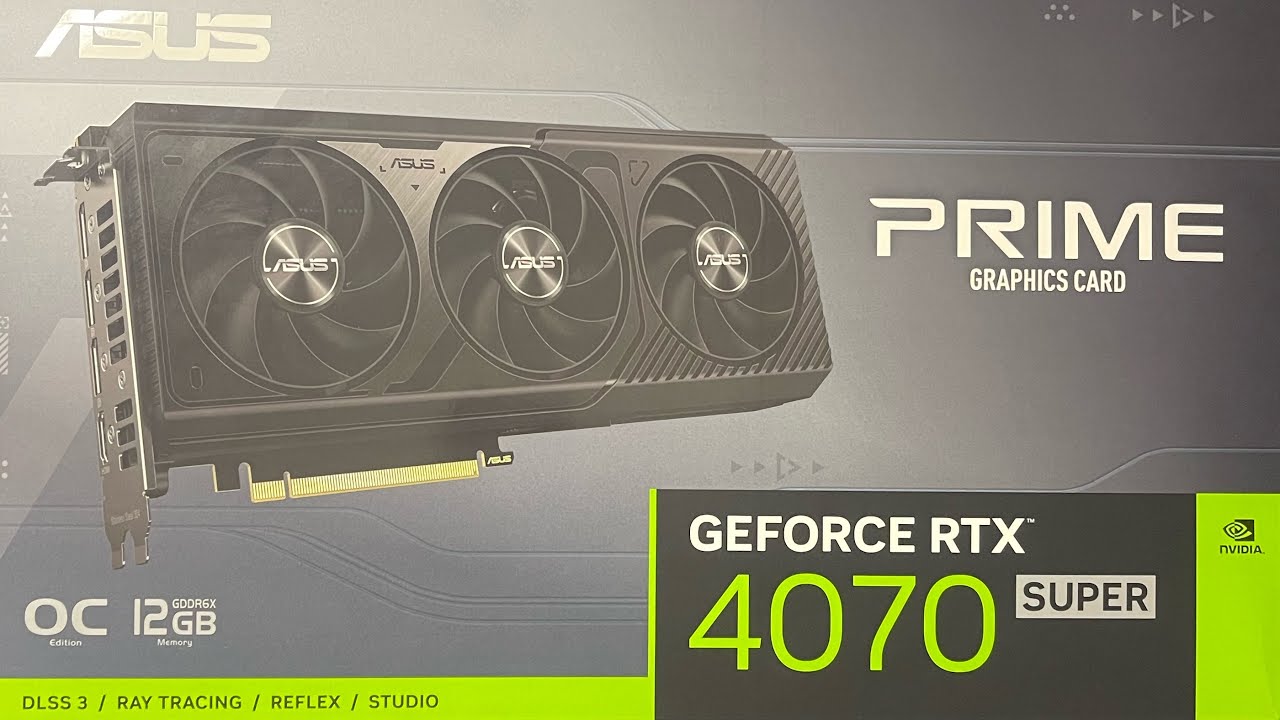 UNBOXING - ASUS PRIME RTX 4070 SUPER - YouTube
