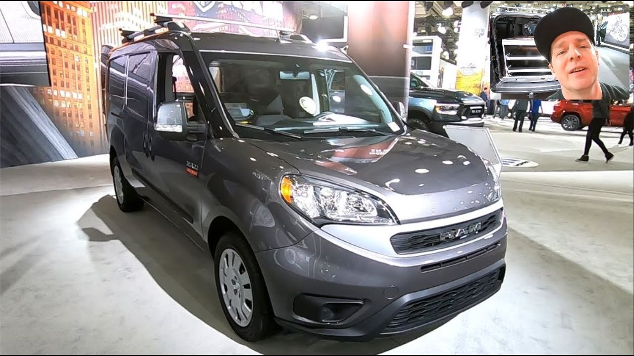 DODGE RAM PROMASTER CITY CARGO VAN TRANSPORTER 2019 WALKAROUND AND ...