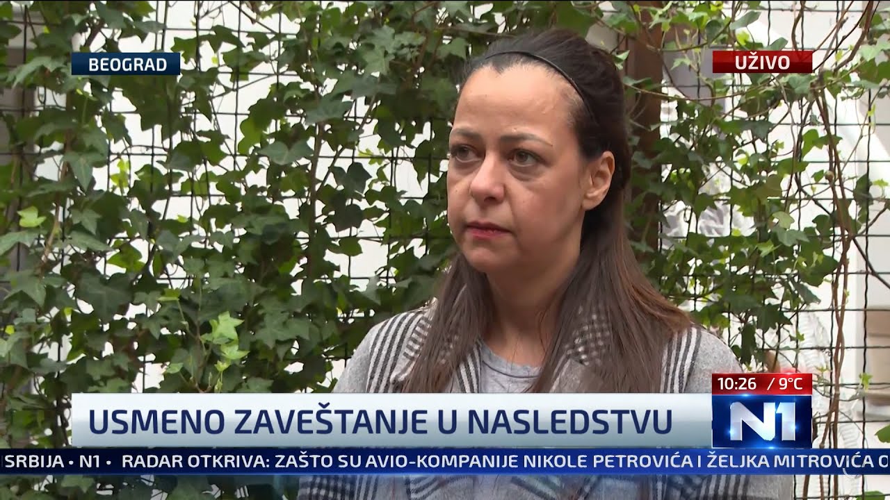 Sarah El Sarag: Usmeno zaveštanje u nasledstvu | Novi Dan - N1 | 14.03. ...