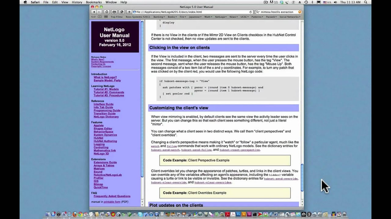 HubNet Tutorial #4 Dissecting an Activity (aka NetLogo Tutorial #13 ...